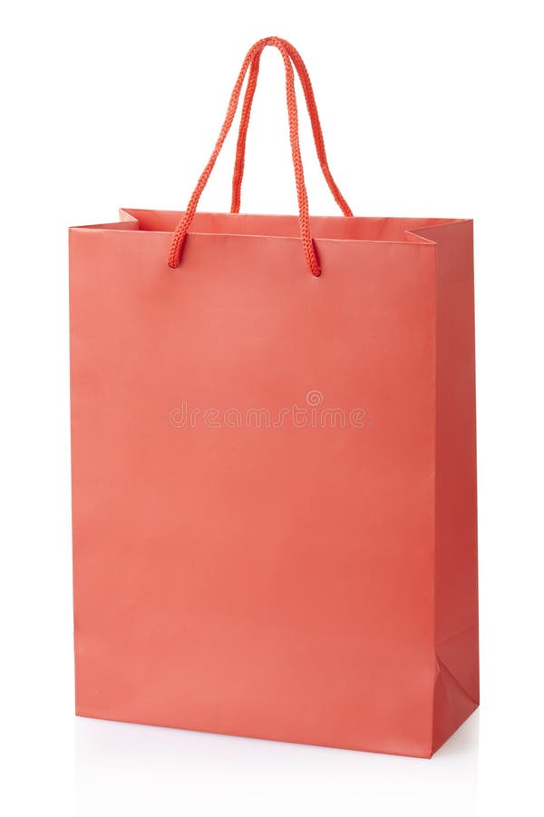 Red shopping bag stock image. Image of business, gift - 34260861