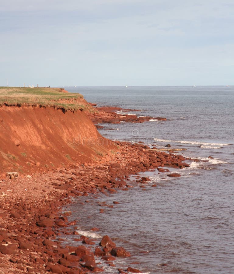 Red Shore stock photo. Image of dirt, soil, countryside - 14367050