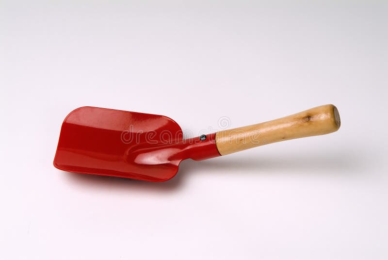 Red Shovel stock photo. Image of background, color, little - 3223448