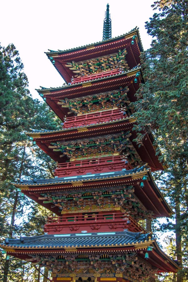 Red Shrine stock photo. Image of japanese, foreign, market - 195868760