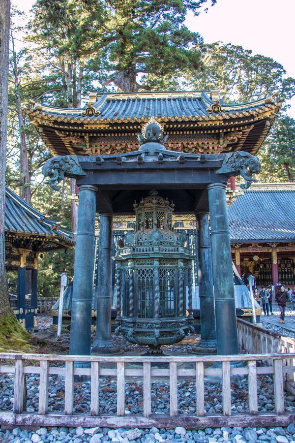 Red Shrine editorial photo. Image of orange, japanese - 195876151