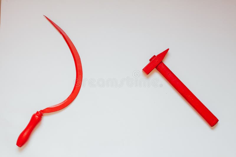 Red Sickle and Hammer Communism Soviet Union History Stock Photo ...