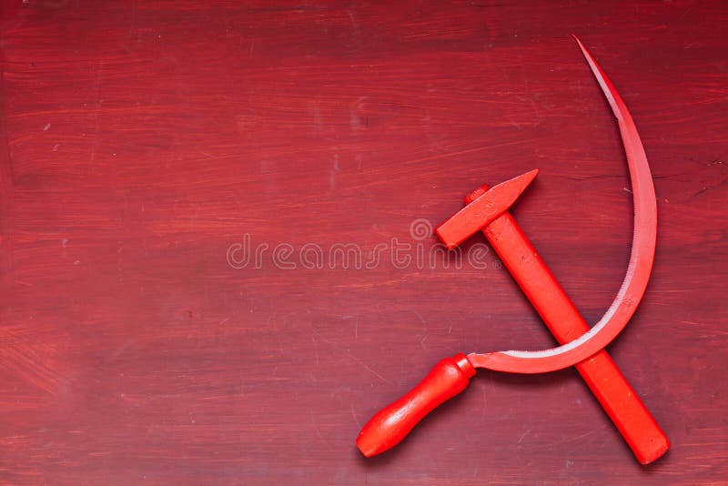 Red Sickle and Hammer Communism Soviet Union History Stock Photo ...