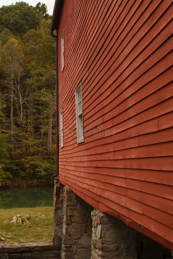 Red Siding on an Old Building Stock Photo - Image of siding, building ...