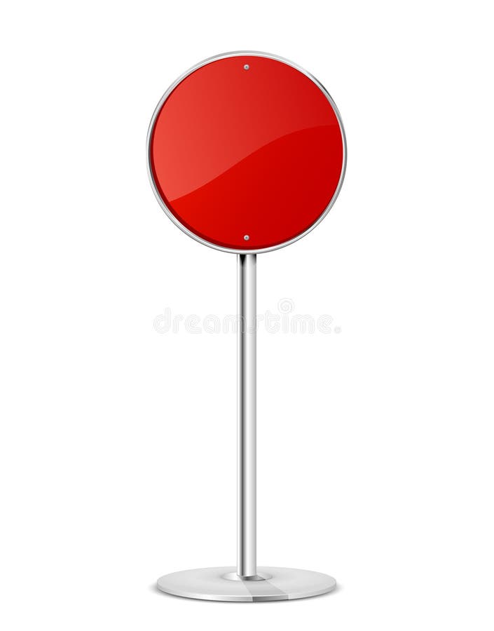 Exclamation Mark of Red Color Stock Illustration - Illustration of ...