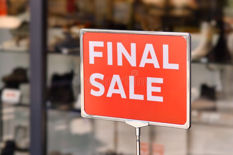 Final Sale stock photo. Image of sign, retail, marketing - 253513558