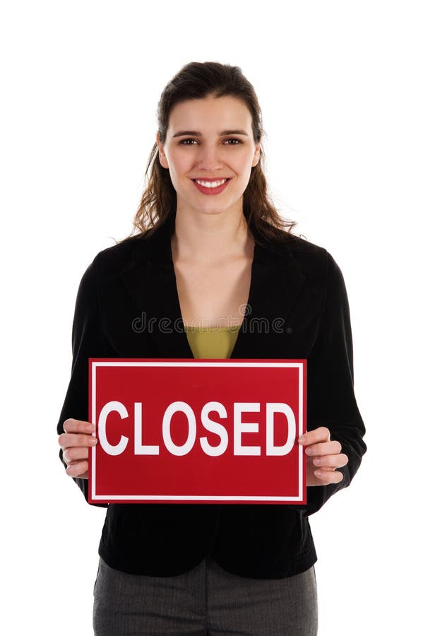 Red Signs stock photo. Image of closed, succeed, confident - 5221496