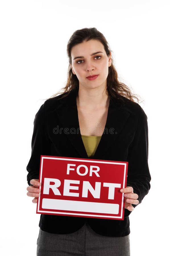 Red Signs stock photo. Image of executive, rent, work - 5221506