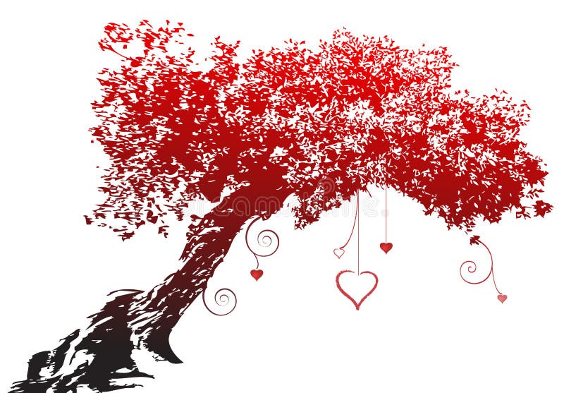 Heart Carved In Tree Clip Art