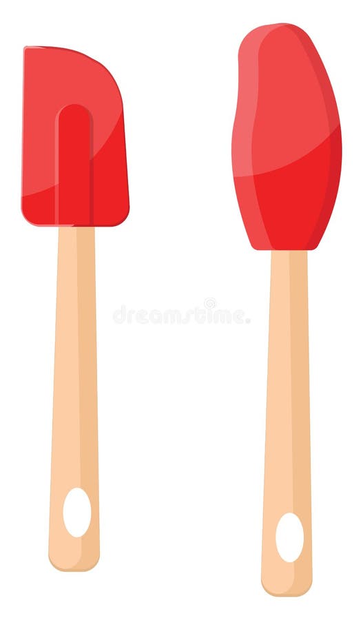 Silicone Spatulas Stock Illustrations – 33 Silicone Spatulas Stock ...