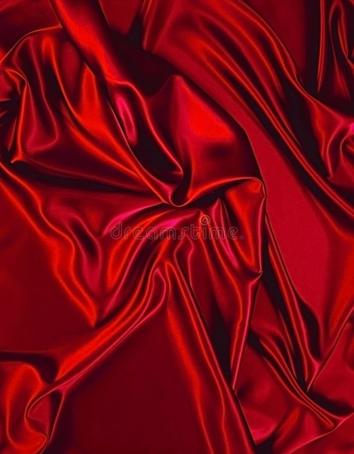 Red silk stock photo. Image of expensive, depth, bedding - 6503720