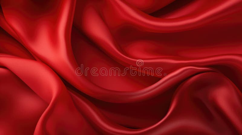 Red Silk Background, Abstract Illustration Stock Illustration ...