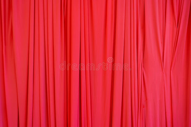 Red Silk Curtains Decoration Design for Scene Backdrop or Background ...