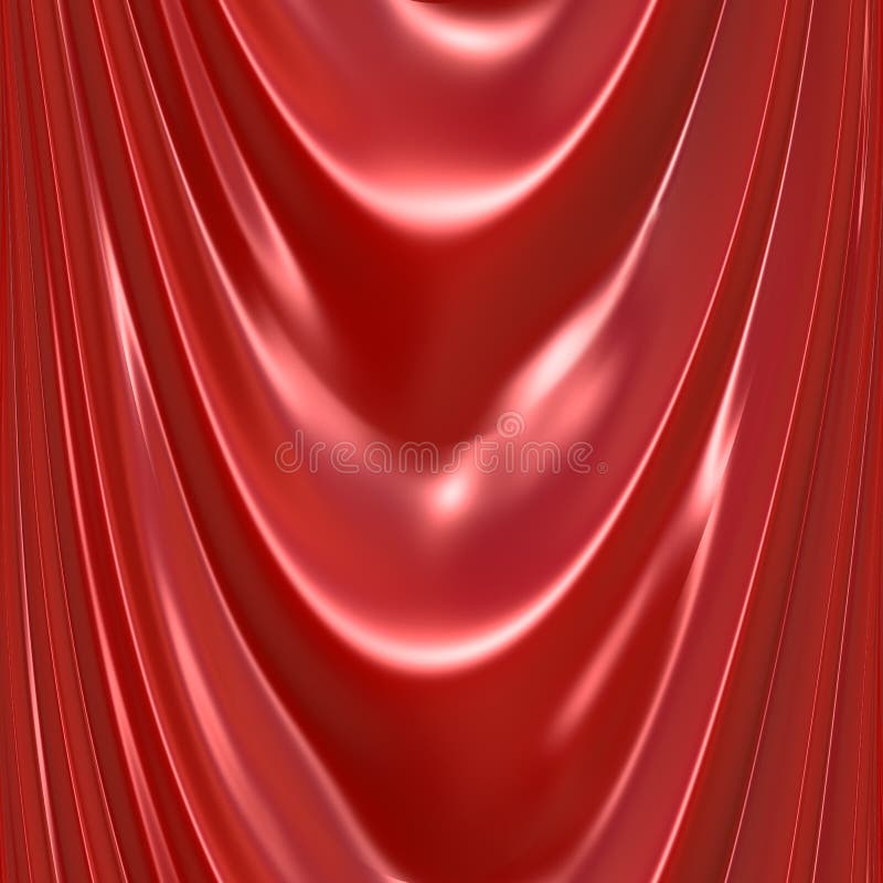 Red Silk Drapery Curtain Texture Stock Illustration - Illustration of ...