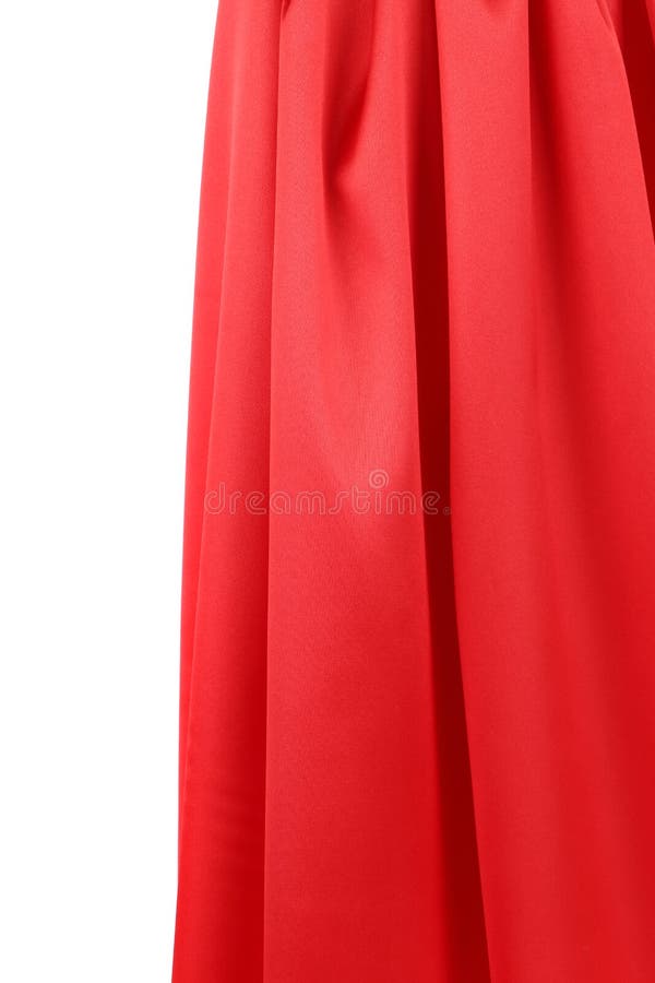 Red silk drapery. stock image. Image of curves, fashion - 41529577