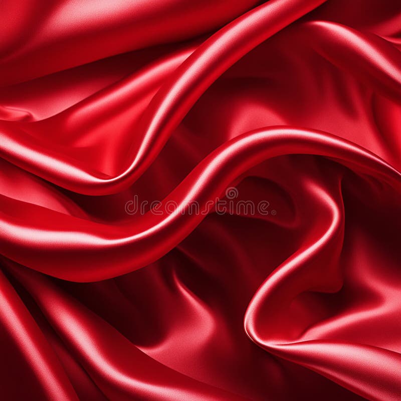 Red Silk Fabric Background and Texture. Red Satin Textured Background ...