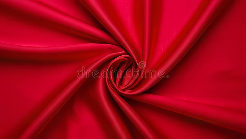 Red Silk Fabric Swirl Texture Stock Photo - Image of texture ...
