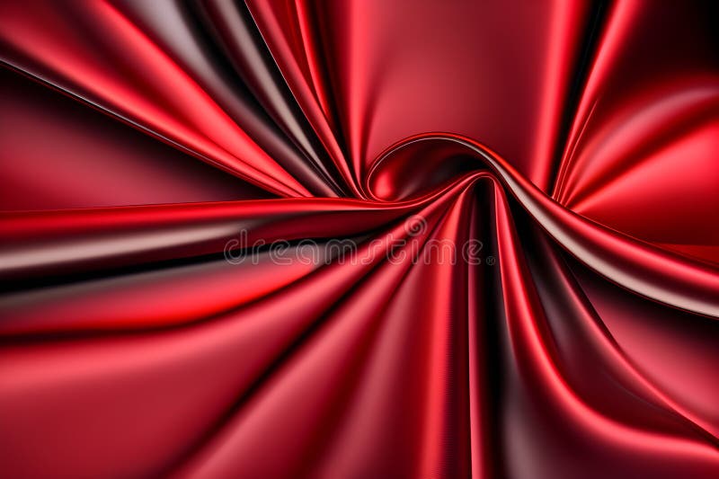 Red Silk Satin Fabric Luxury Background Stock Illustration ...