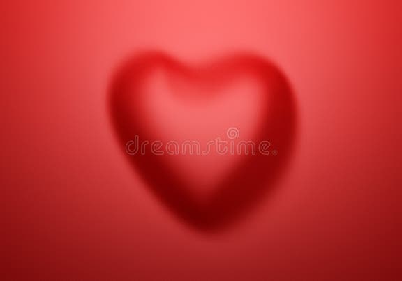 Red silk in Shape of Heart stock illustration. Illustration of amour ...