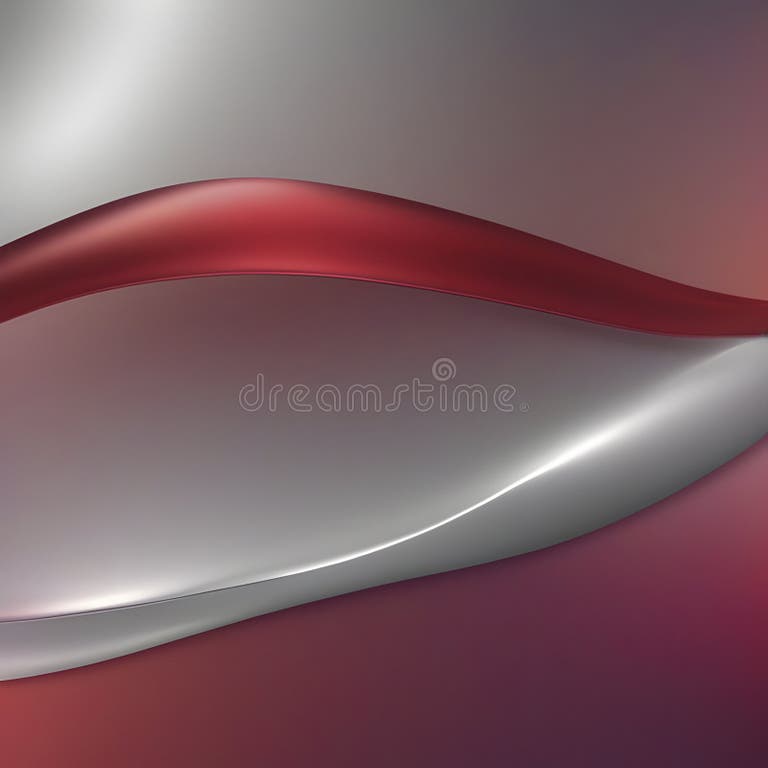 Red and Silver Gradient with Smooth Color Transitions. Stock ...