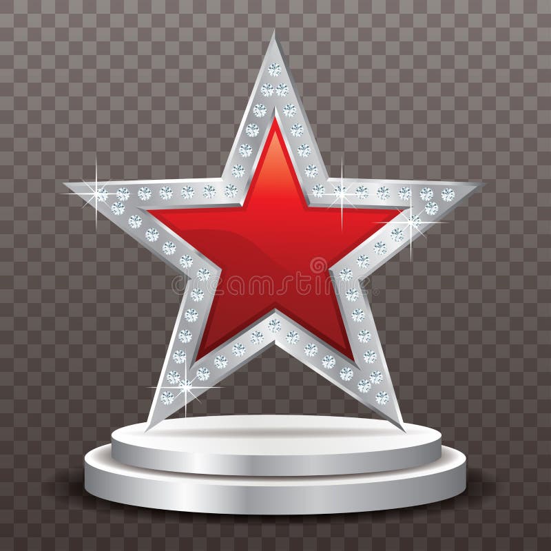 Silver 3D star stock vector. Illustration of icon, guarantee - 250143967