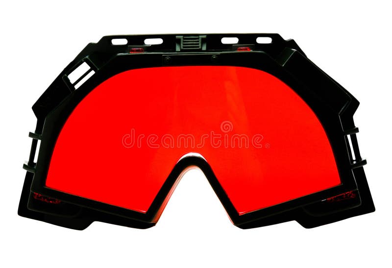 Red ski goggles stock image. Image of snowgoggles, icegoggles - 28784343