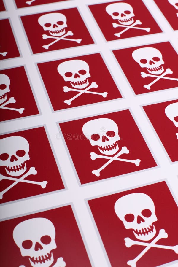 Red skull stock image. Image of danger, safety, bones - 19975383