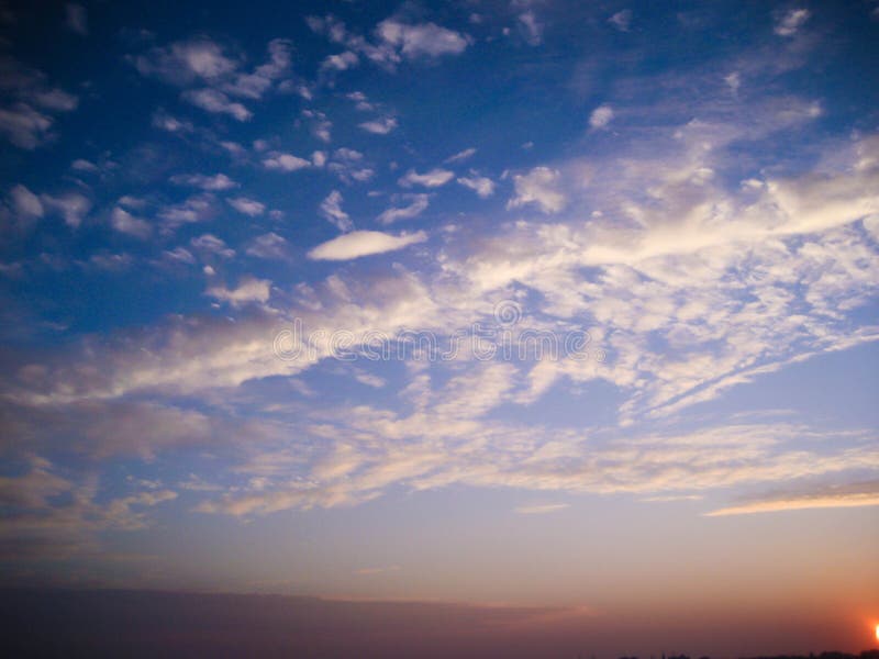 Red Sky in the Morning. Incredible Landscape - Sunrise Stock Image ...