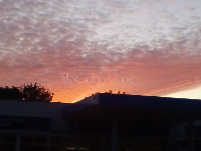 Red Sky at Night stock image. Image of night, colours - 151910275