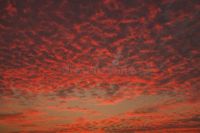 Red sky stock photo. Image of abstract, weather, color - 49548786