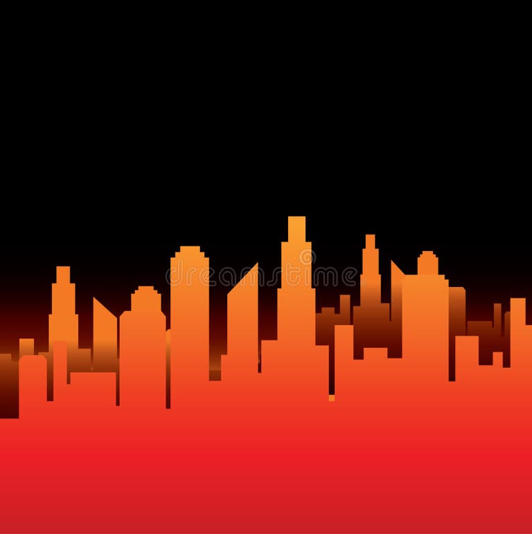 Red Skyline Stock Illustrations – 36,481 Red Skyline Stock ...