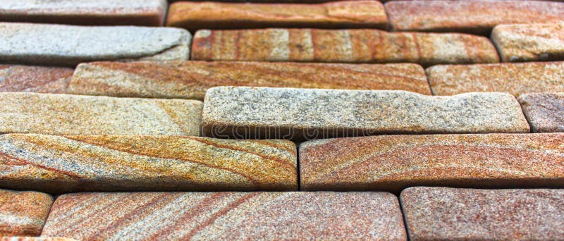 Red Slate Stone Wall Background Texture Stock Image - Image of detail ...