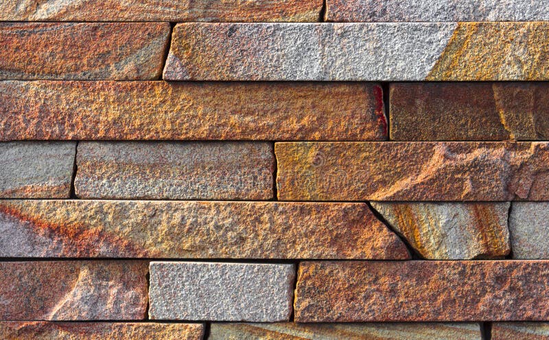 Red Slate Stone Wall Background Texture Stock Photo - Image of ...