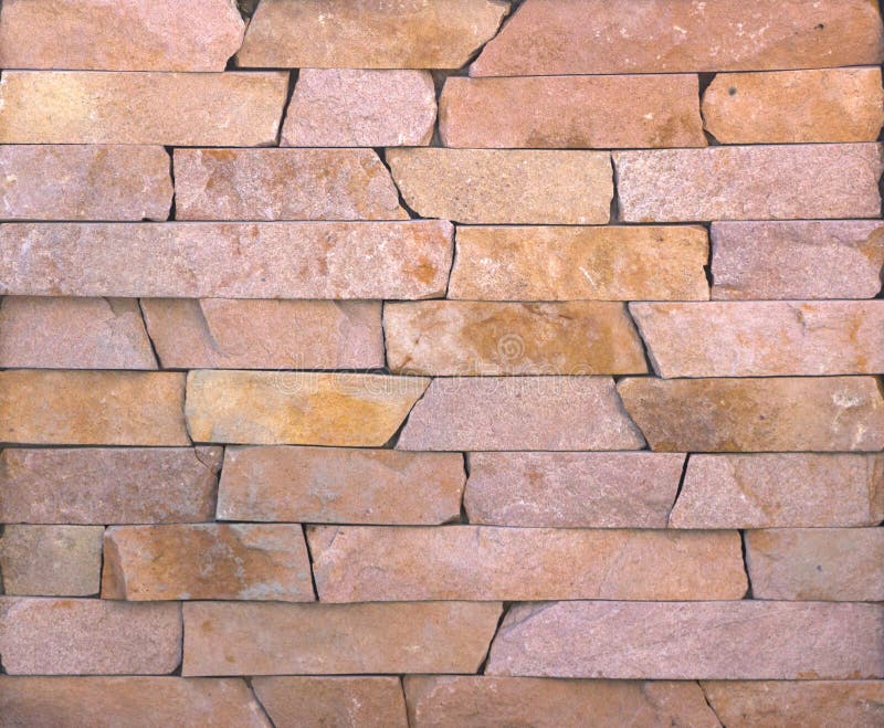 Red Slate Stone Wall Background Texture Stock Image - Image of house ...