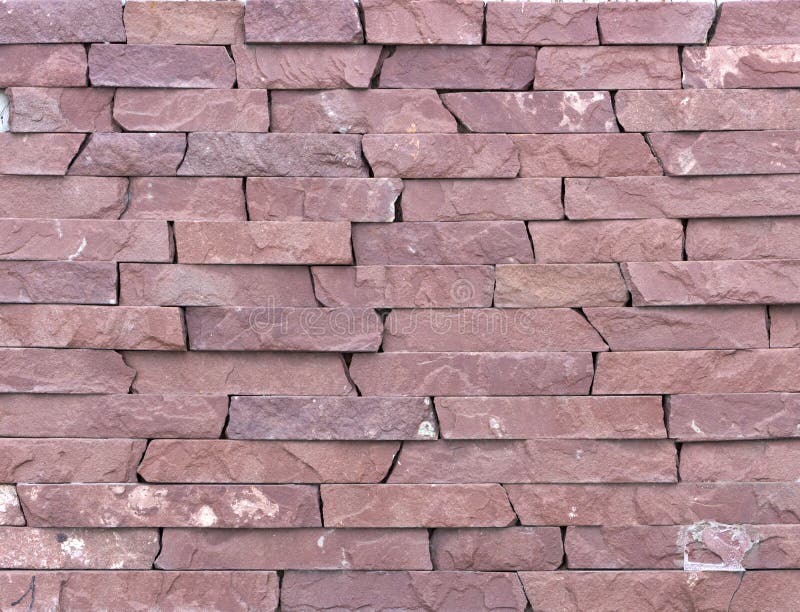 Red Slate Stone Wall Background Texture Stock Image - Image of cool ...
