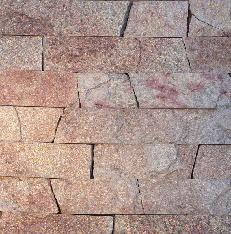 Red Slate Stone Wall Background Texture Stock Image - Image of cement ...