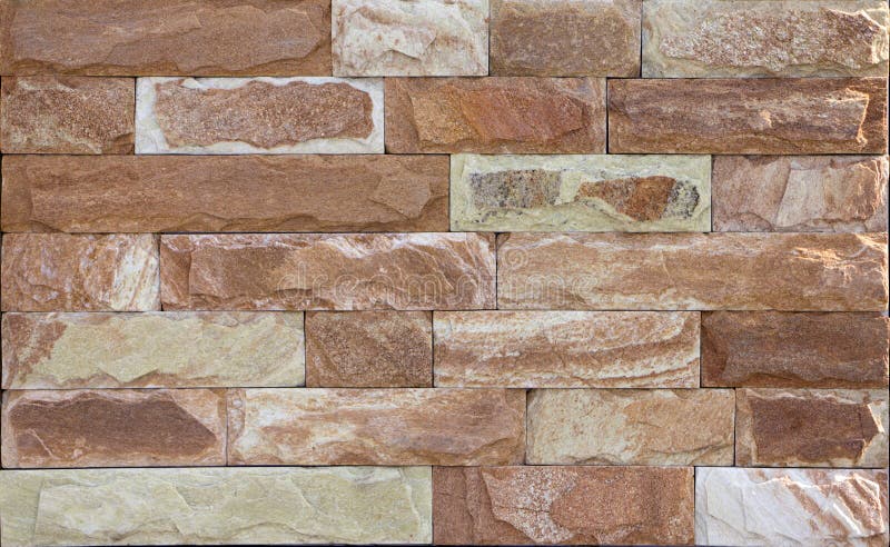 Red Slate Stone Wall Background Texture Stock Image - Image of house ...