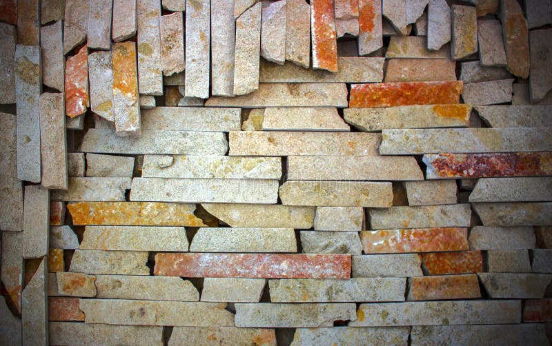 Red Slate Stone Wall Background Texture Stock Photo - Image of pattern ...