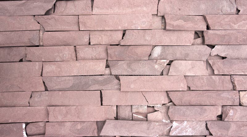 Red Slate Stone Wall Background Texture Stock Photo - Image of grey ...