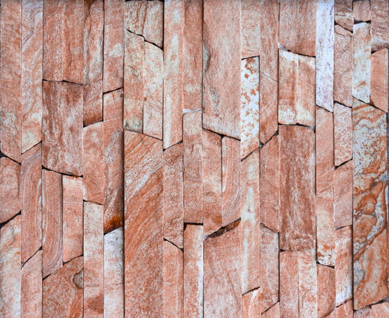 Red Slate Stone Wall Background Texture Stock Photo - Image of design ...
