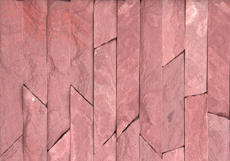 Red Slate Stone Wall Background Texture Stock Photo - Image of mortar ...