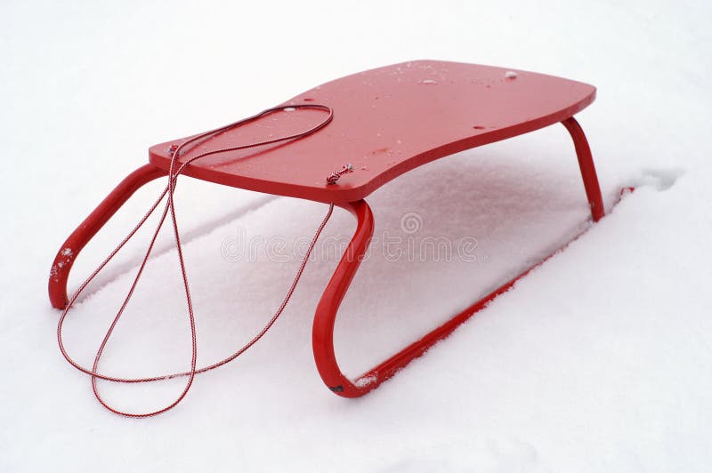 Red sled stock image. Image of exercise, entertainment - 1806507