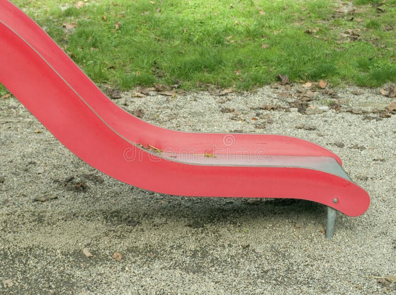 Red slide stock image. Image of form, public, outdoors - 41243123