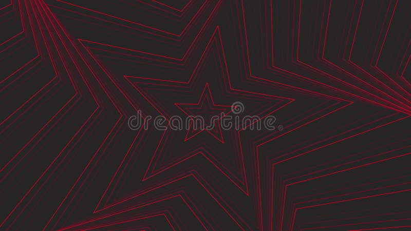 Red Slim Spin Octagon Star Simple Flat Geometric on White Background ...