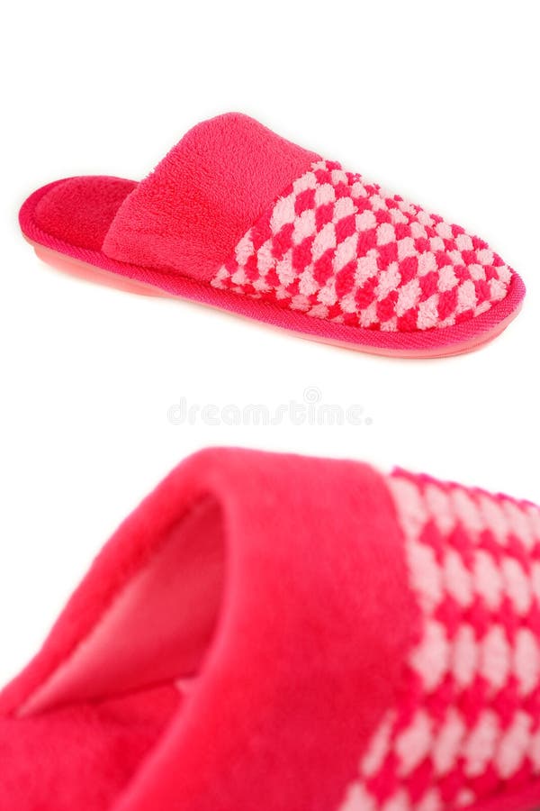 Red slippers stock photo. Image of ware, clothing, comfortable - 7561154
