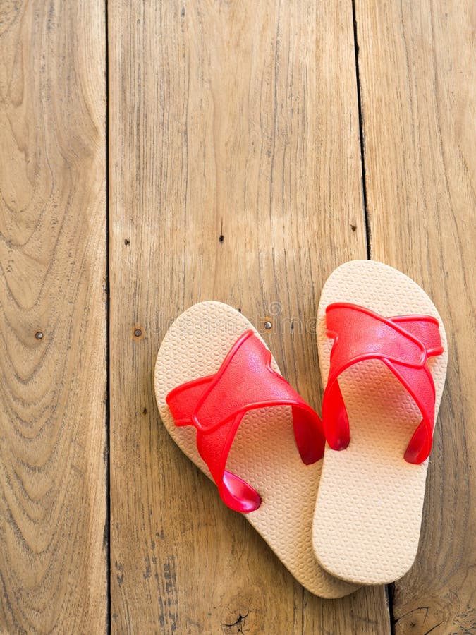 Slippers on the Floor in the Bathroom Stock Photo - Image of concept ...