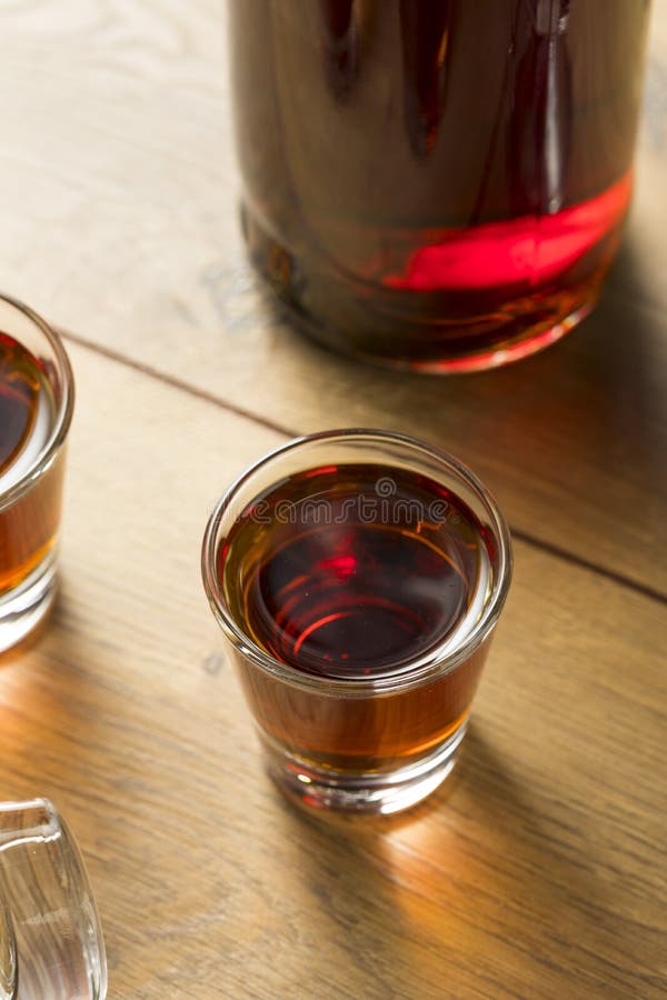 Red Sloe Gin Liqueur stock image. Image of alcoholic - 119032163