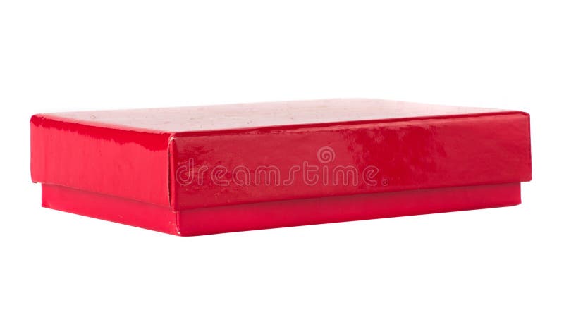 Red Small Box for Expensive Gifts and Decorations Stock Photo - Image ...