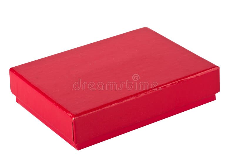 Red Small Box for Expensive Gifts and Decorations Stock Photo - Image ...