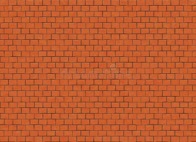 Red Small Brick Hi-res Wall Pattern Stock Illustration - Illustration ...